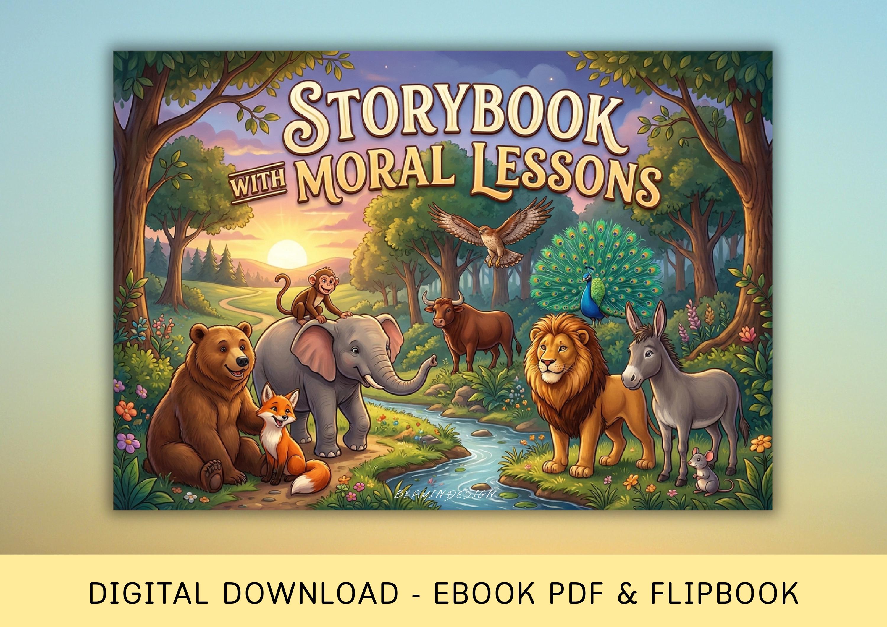 Stories With Moral Lessons for Kids – Book 1 | 10 Illustrated Stories ...