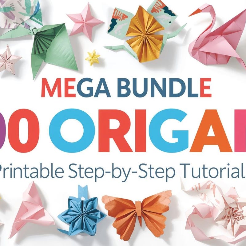 Origami Digital Template - Etsy
