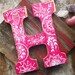 Boho Colorful Letters - Etsy