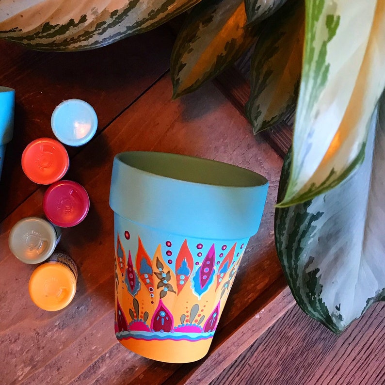 Made To Order Colorful succulent Planters | Etsy