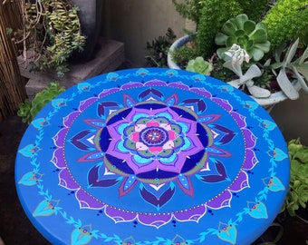 Made to Order Mandala Accent Table | Etsy