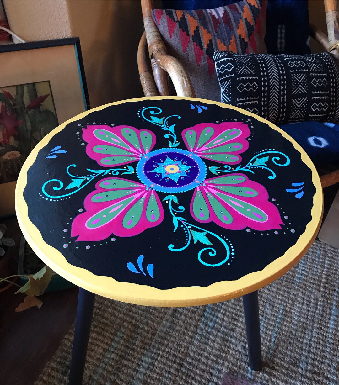 Gypsy Chic Accent Table* Made to Order - Etsy