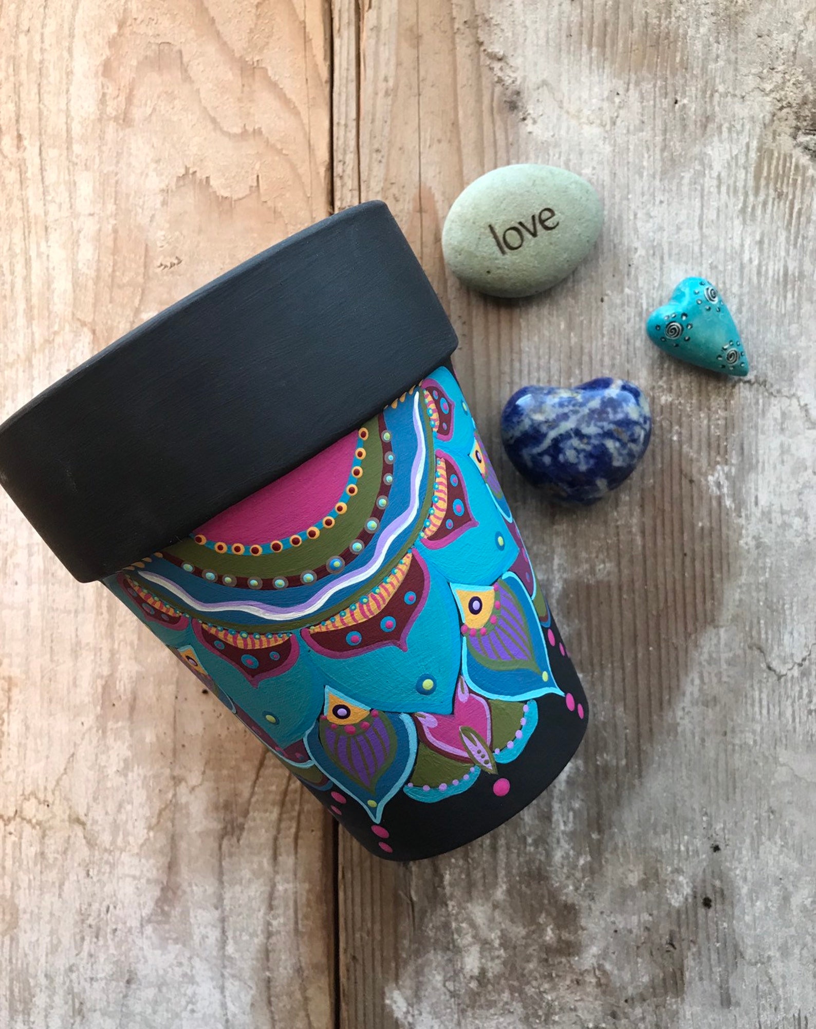 Mandala Succulent Planter - Etsy