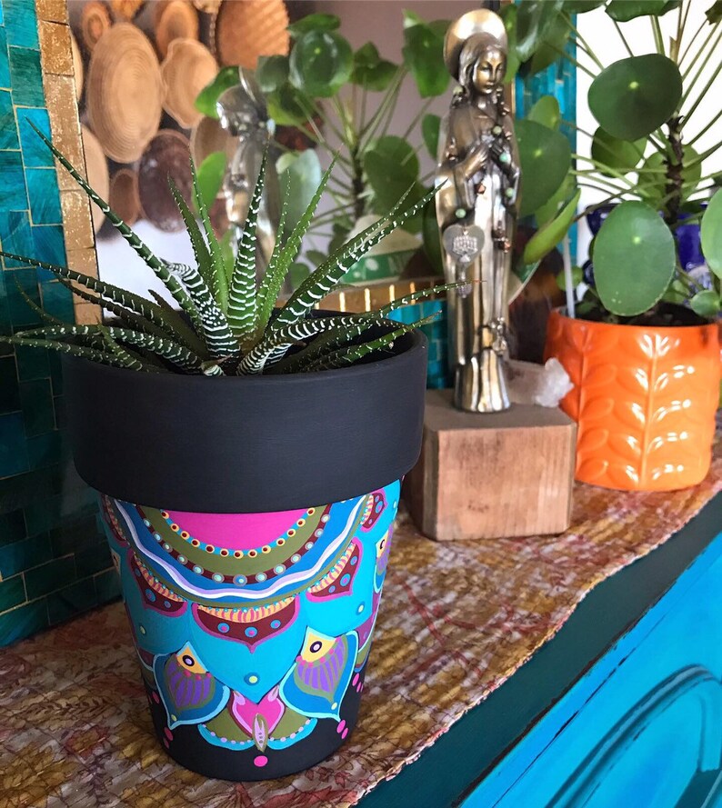 Mandala Succulent Planter - Etsy