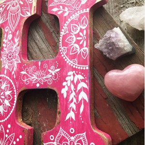 Boho Colorful Letters - Etsy