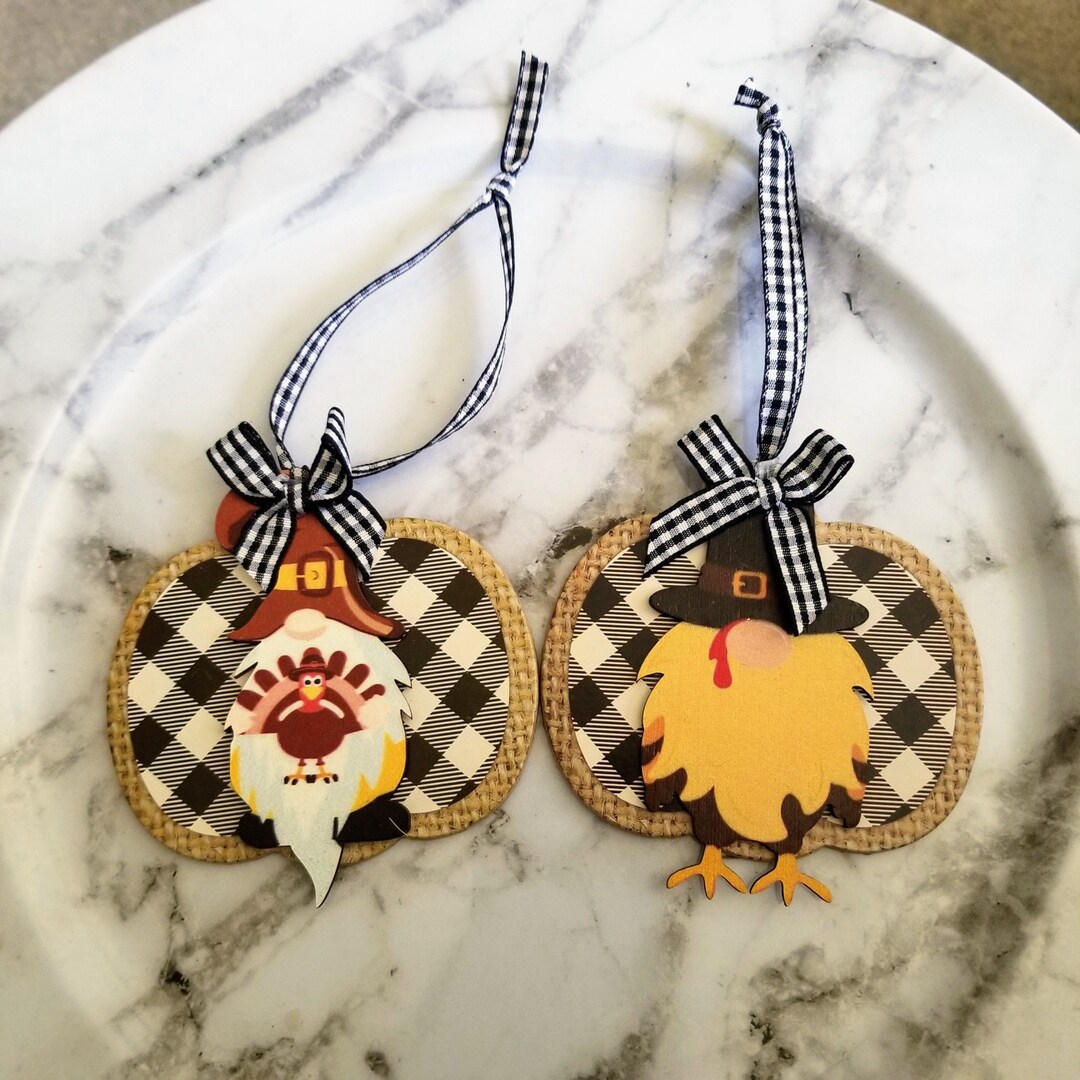 Thanksgiving Gnome, Turkey Gnomes, Thanksgiving Ornaments, Gnome ...