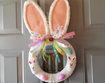 Bunny Ears Wreath - Etsy