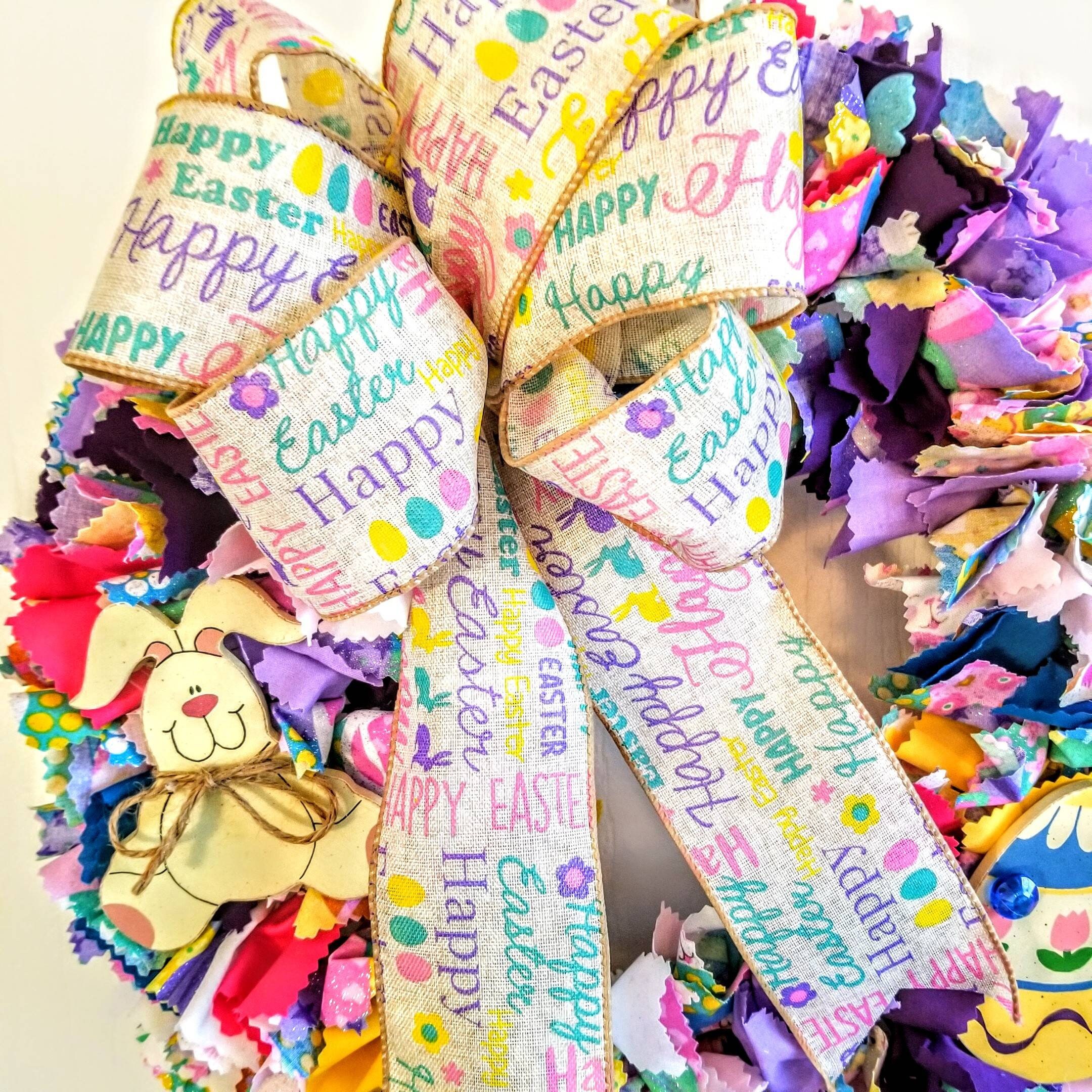 Spring Easter Wreath Farmhouse Spring Wreath Spring Front | Etsy