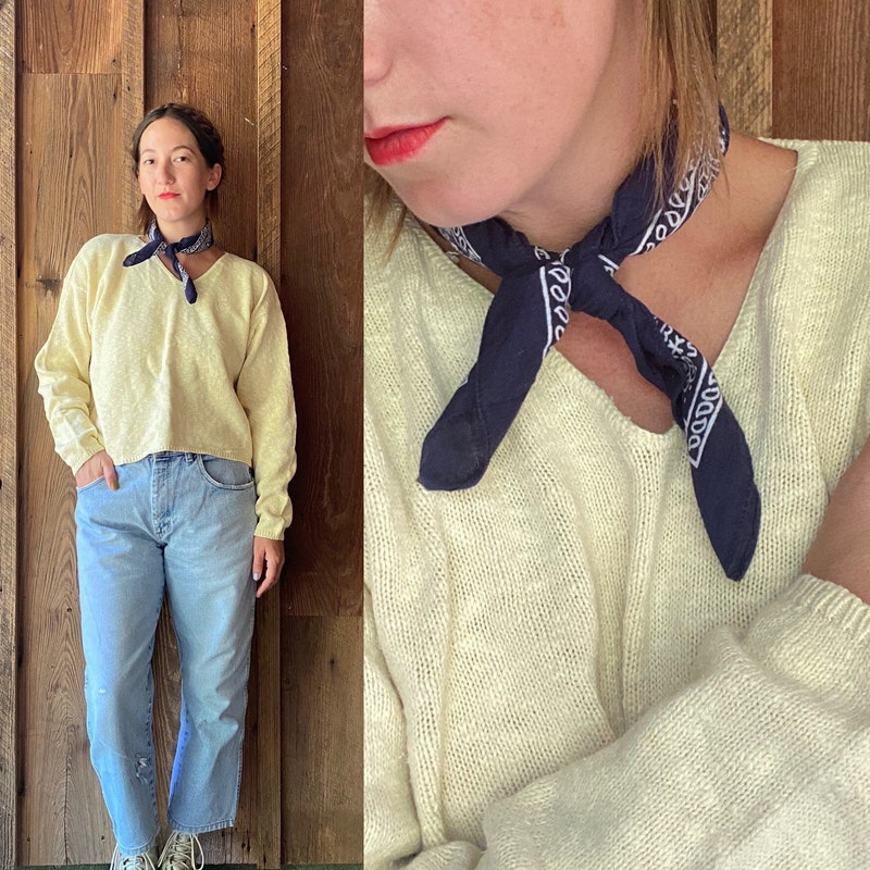 Butter Yellow Sweater - Etsy