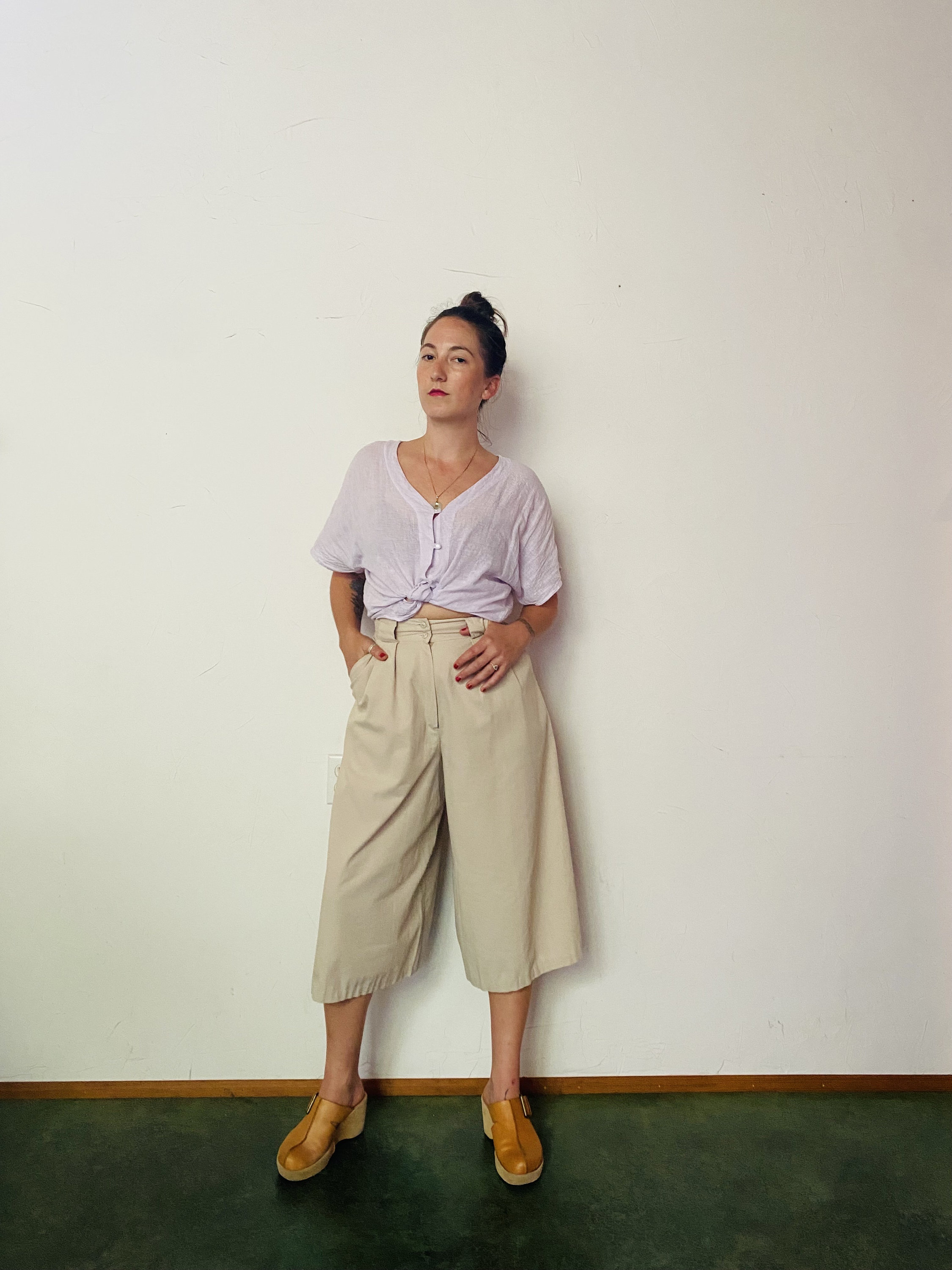 80s Super Wide Khaki Culottes by Craig Clothing Co. - Etsy