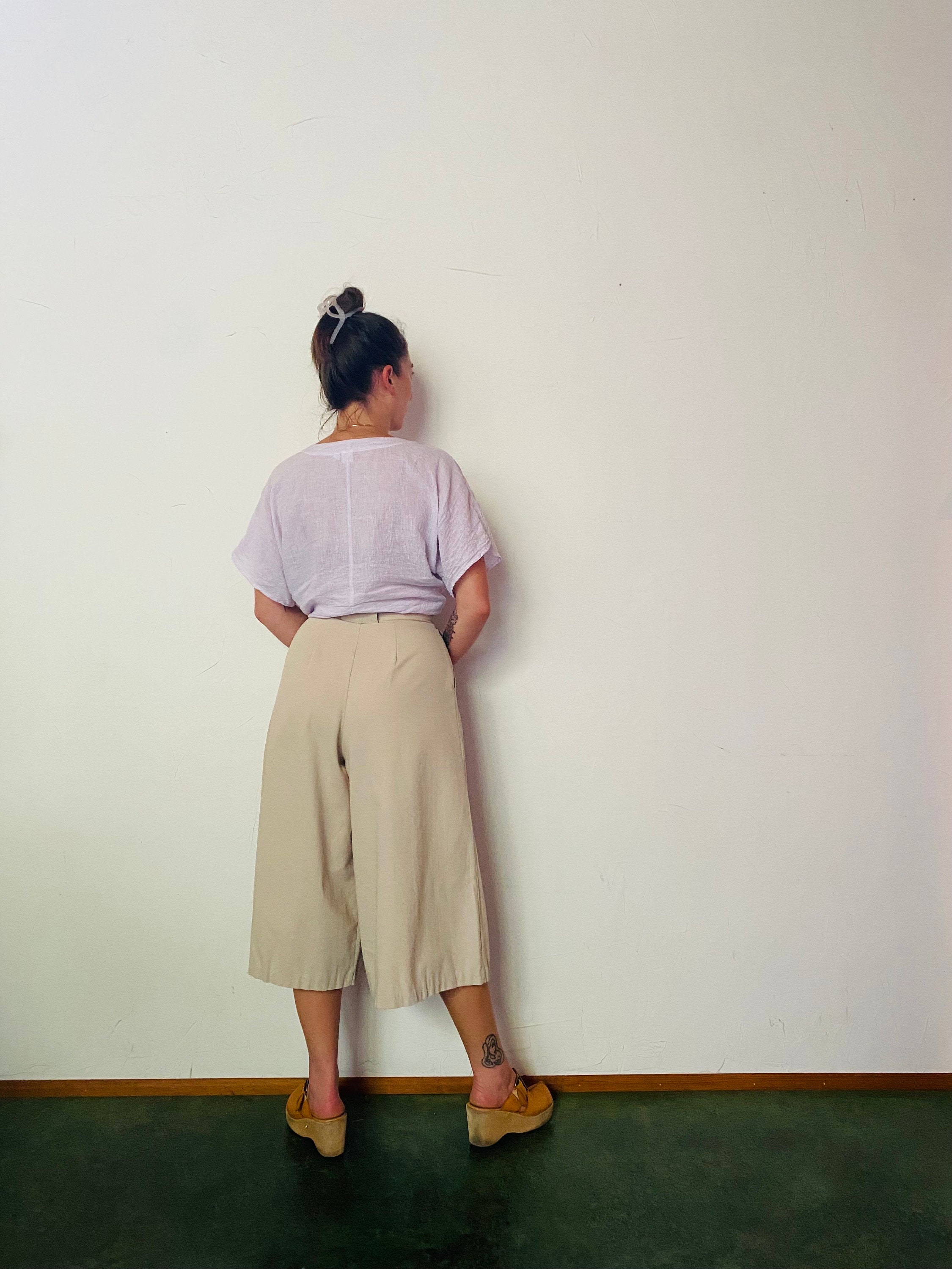 80s Super Wide Khaki Culottes by Craig Clothing Co. - Etsy