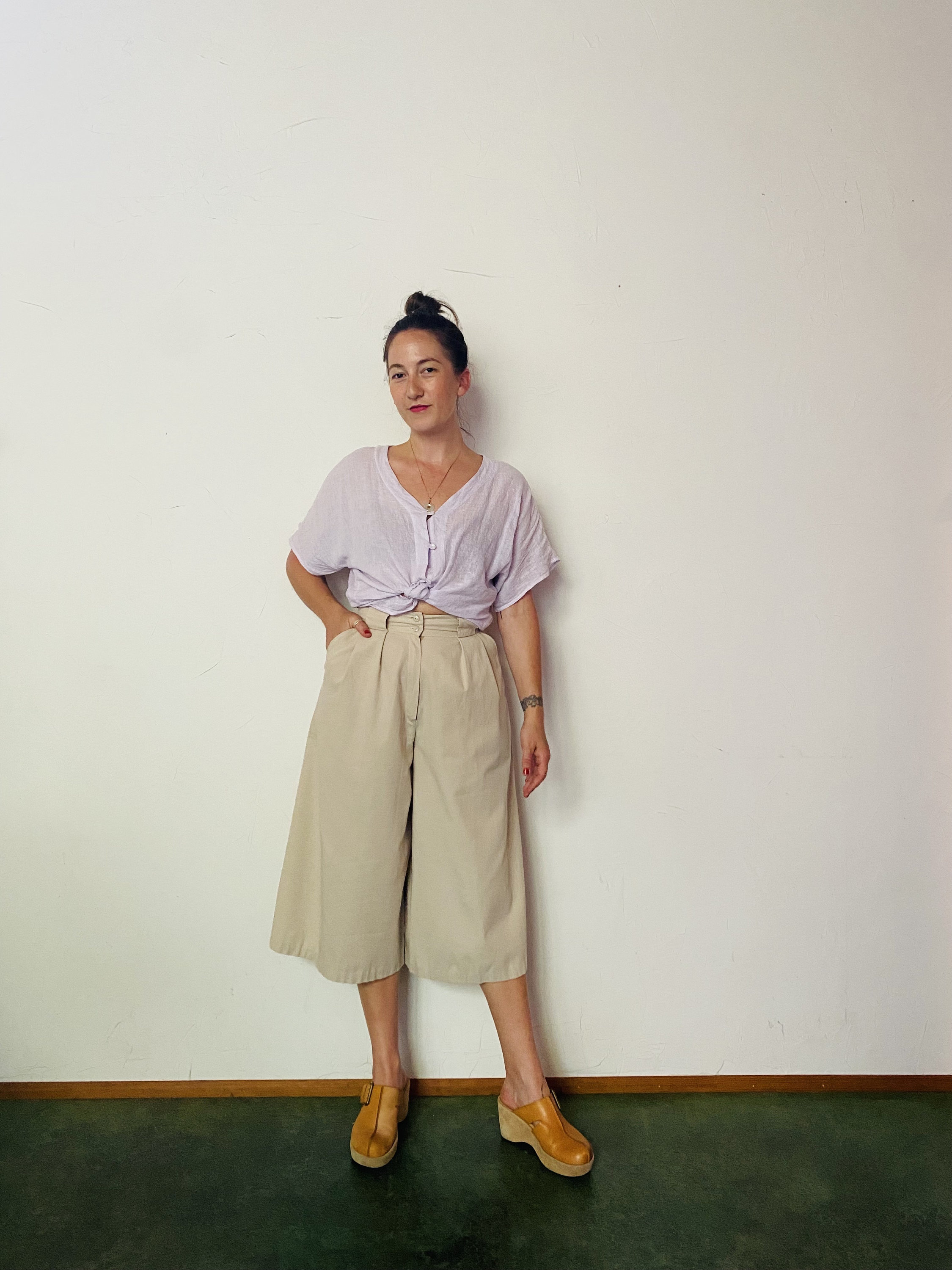 80s Super Wide Khaki Culottes by Craig Clothing Co. - Etsy