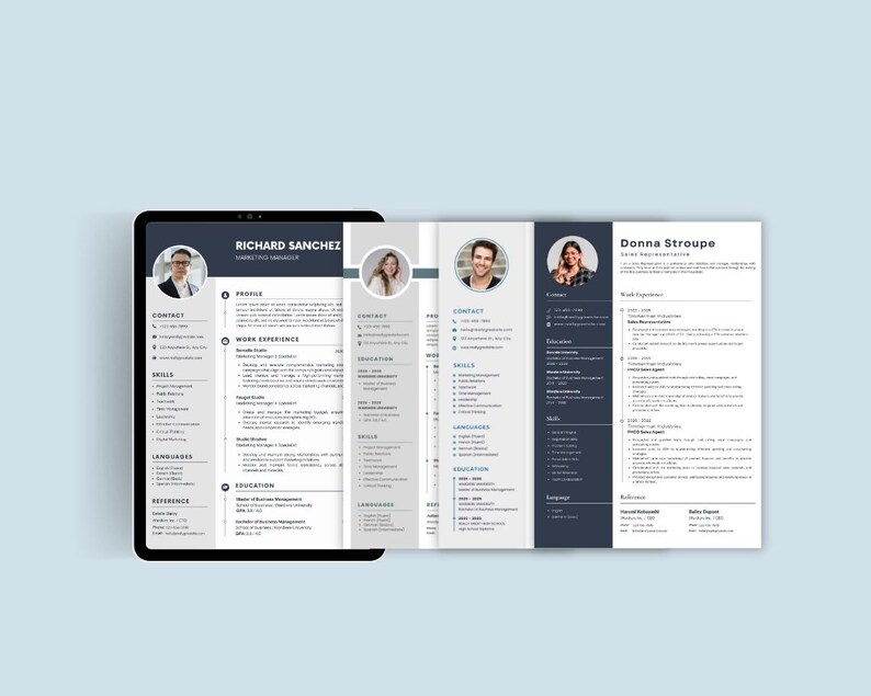 2026 Modern Resume Template for Canva – Professional CV, Editable Ats ...