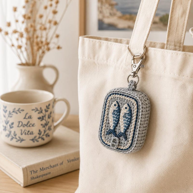 Sardine Purse Charms - Etsy UK