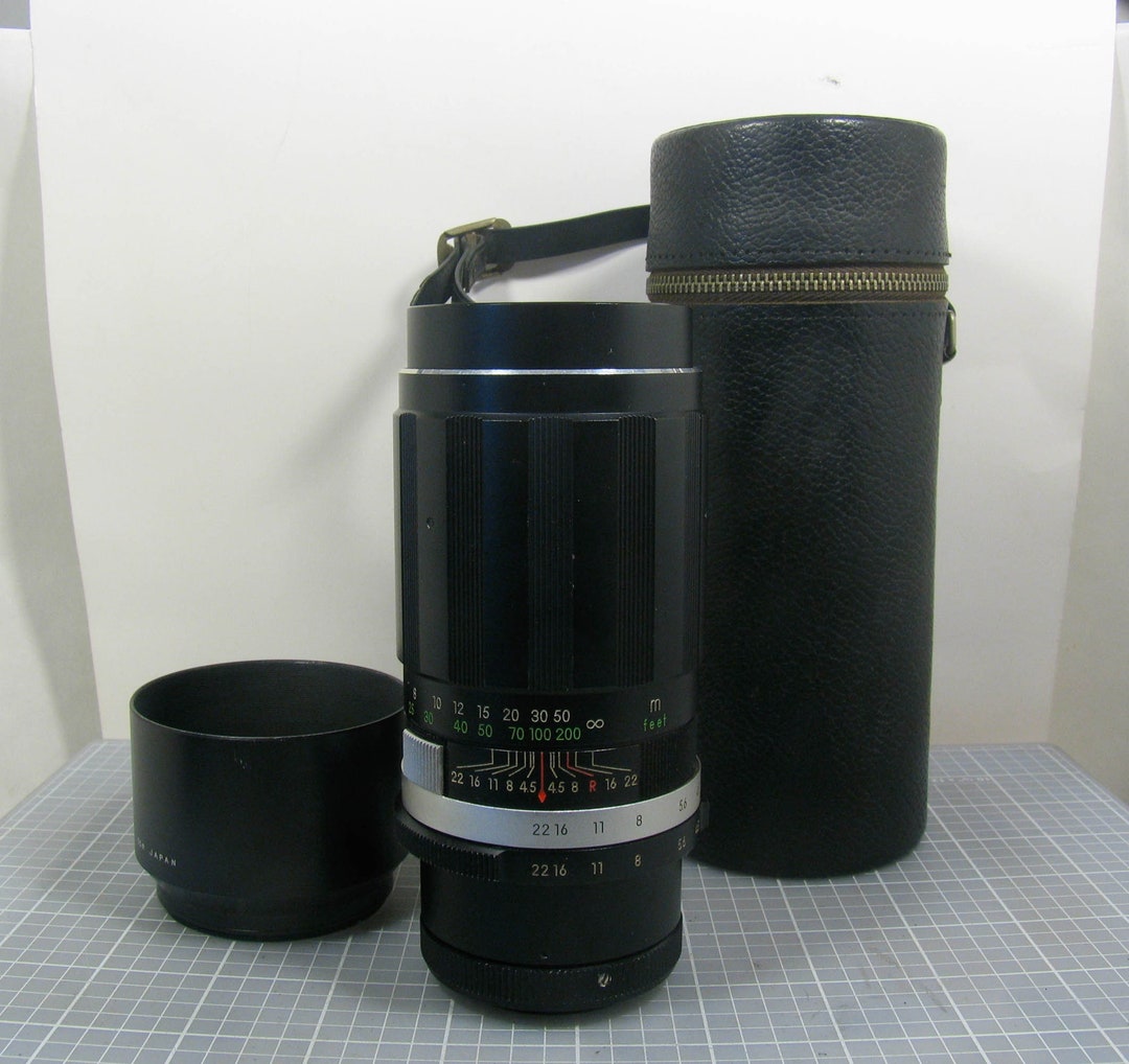 Soligor 200mm F/4.5 Telephoto Lens Universal M42 Pentax Screw T Mount ...