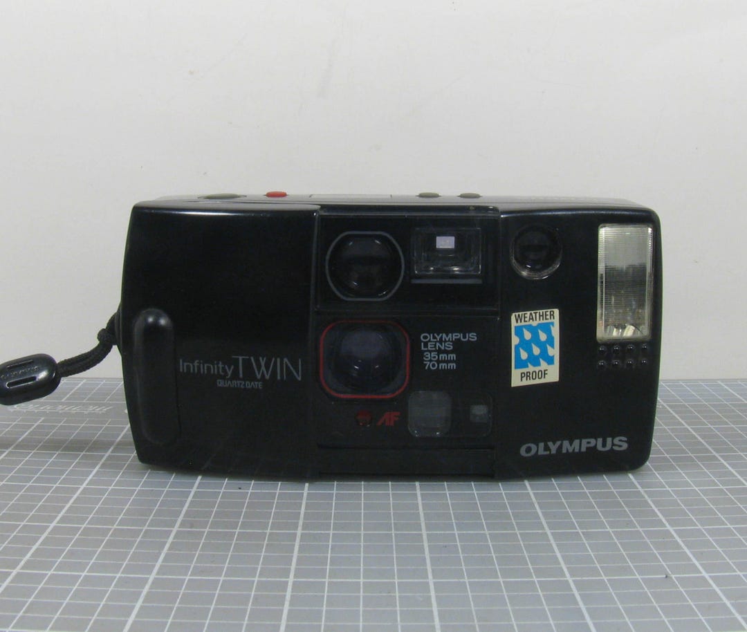 Olympus Infinity Twin 35mm Weatherproof Point and Shoot With a Dual ...