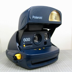 Polaroid 600 Express Navy Blue Version a 600 Series Land Instant Camera ...