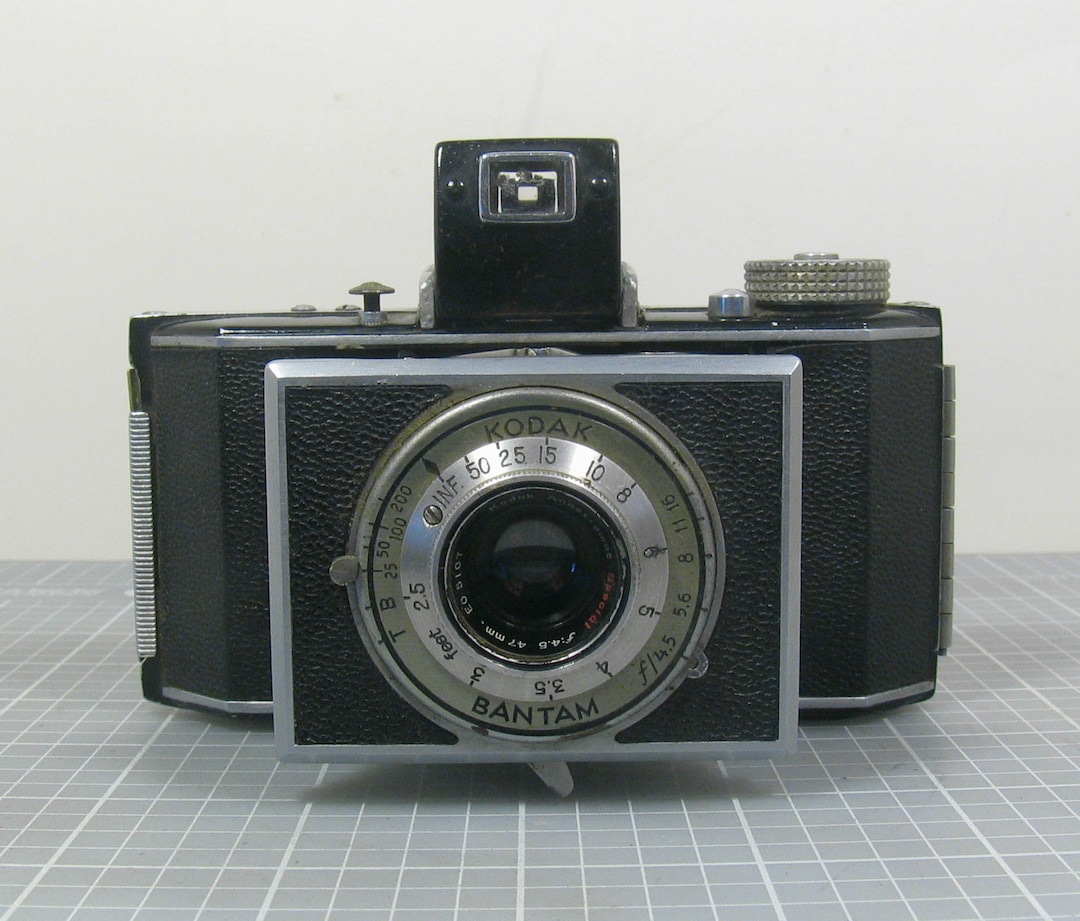 Vintage Eastman Kodak Bantam Folding Compact Camera 47mm F/4.5 Lens ...