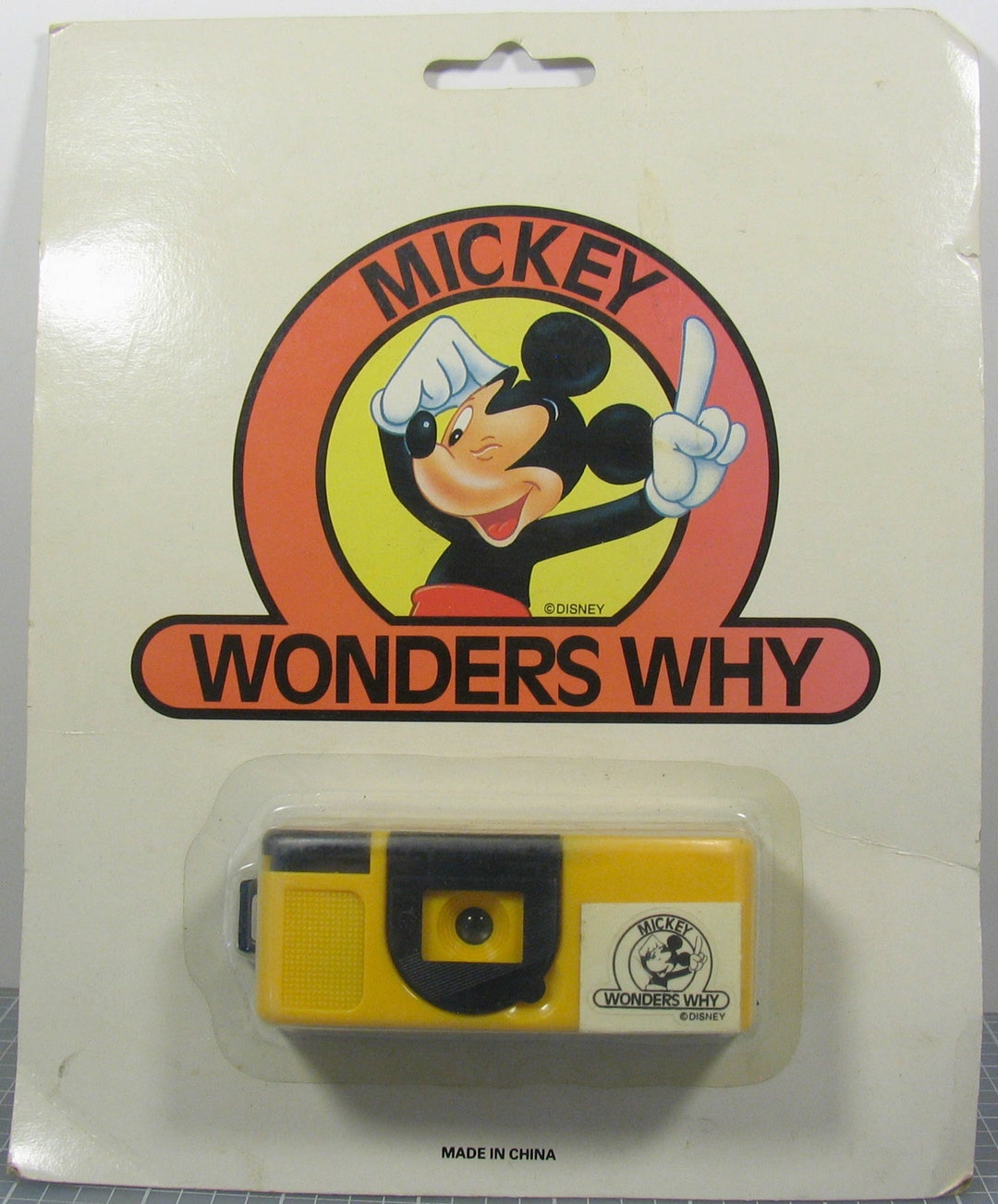 Vintage Walt Disney Mickey Mouse Wonder Why 110 Film Camera - Etsy