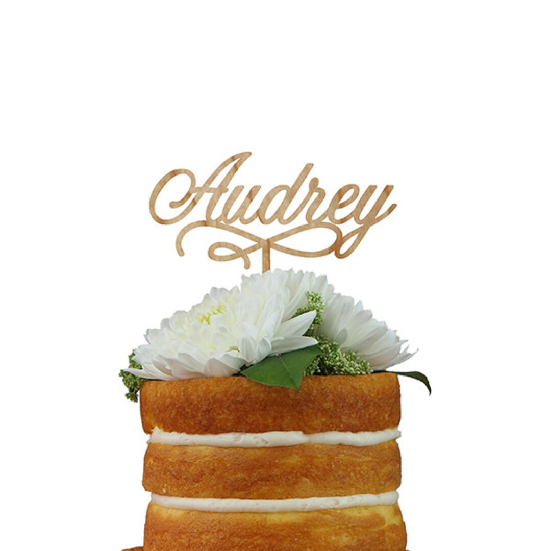 Custom Cake Topper One Word or Name - Etsy