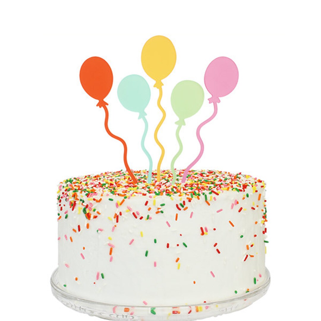 Balloons Party Cake Topper - Etsy