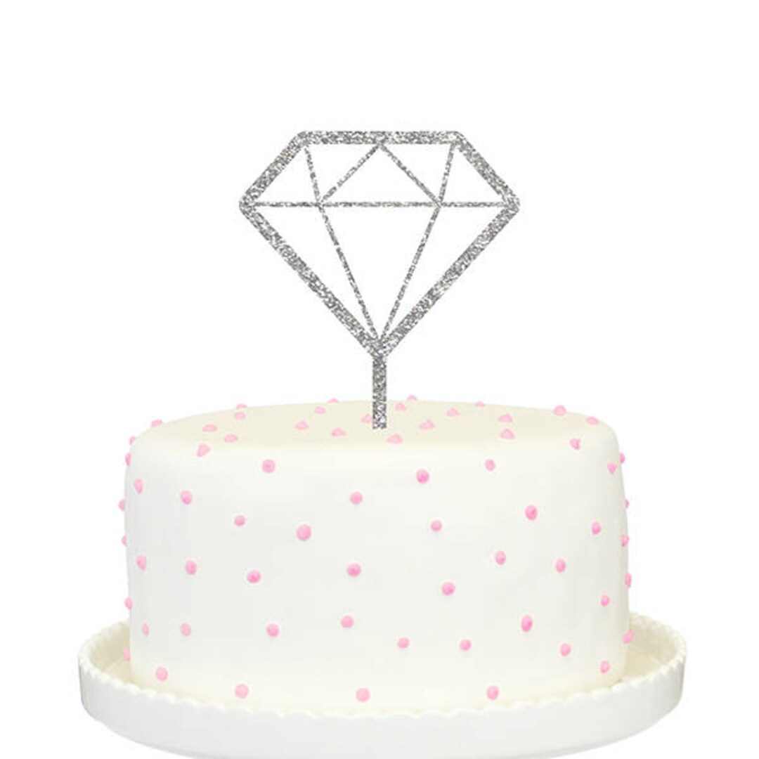 Diamond Cake Topper - Etsy