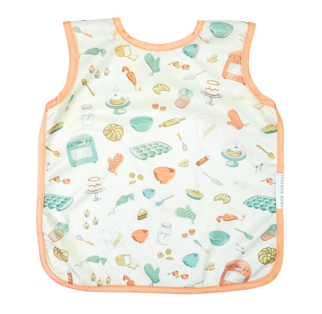 Apron Bib for Babies and Toddlers / Waterproof Baby Bib / Bapron for ...