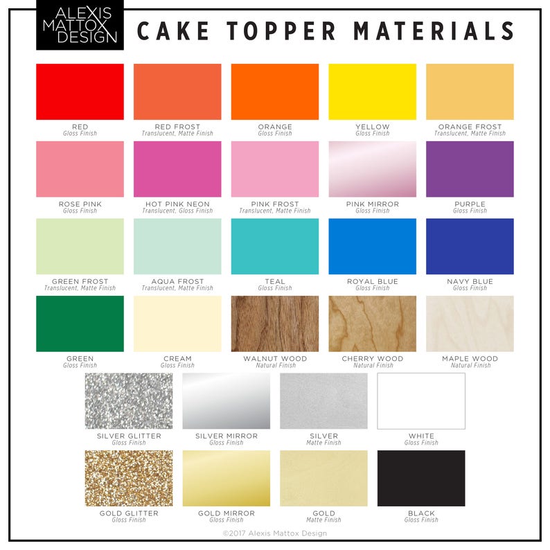 Happy Birthday Circle Gold Mirror Cake Topper | Etsy