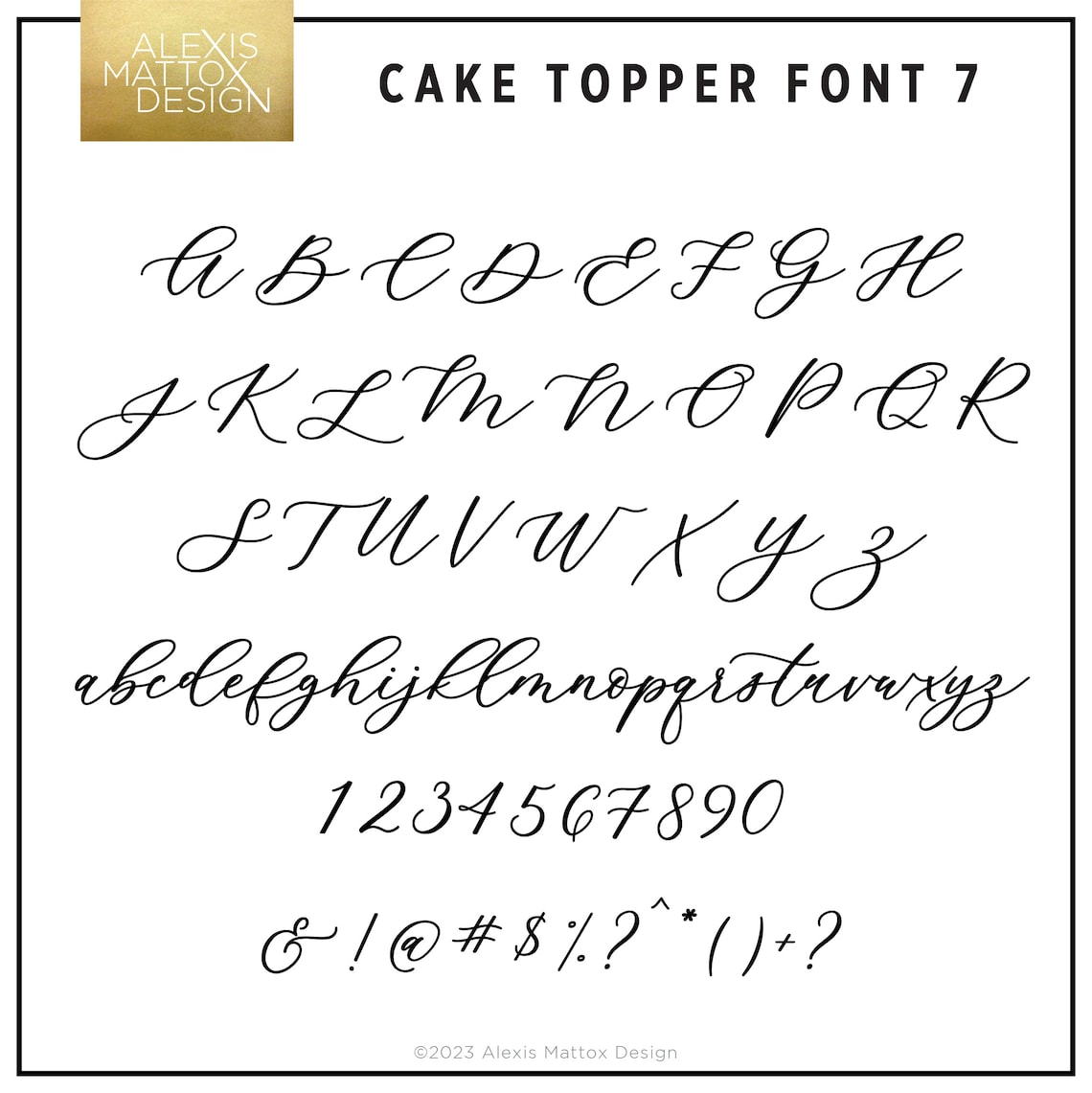 Personalized Wedding Cake Topper / Custom Script Cake Topper - Etsy