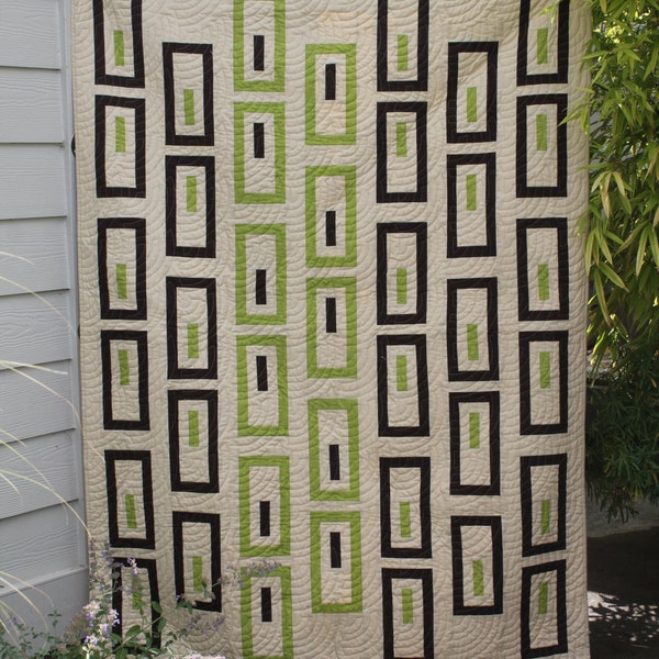 Mid Century Quilt Pattern - Etsy