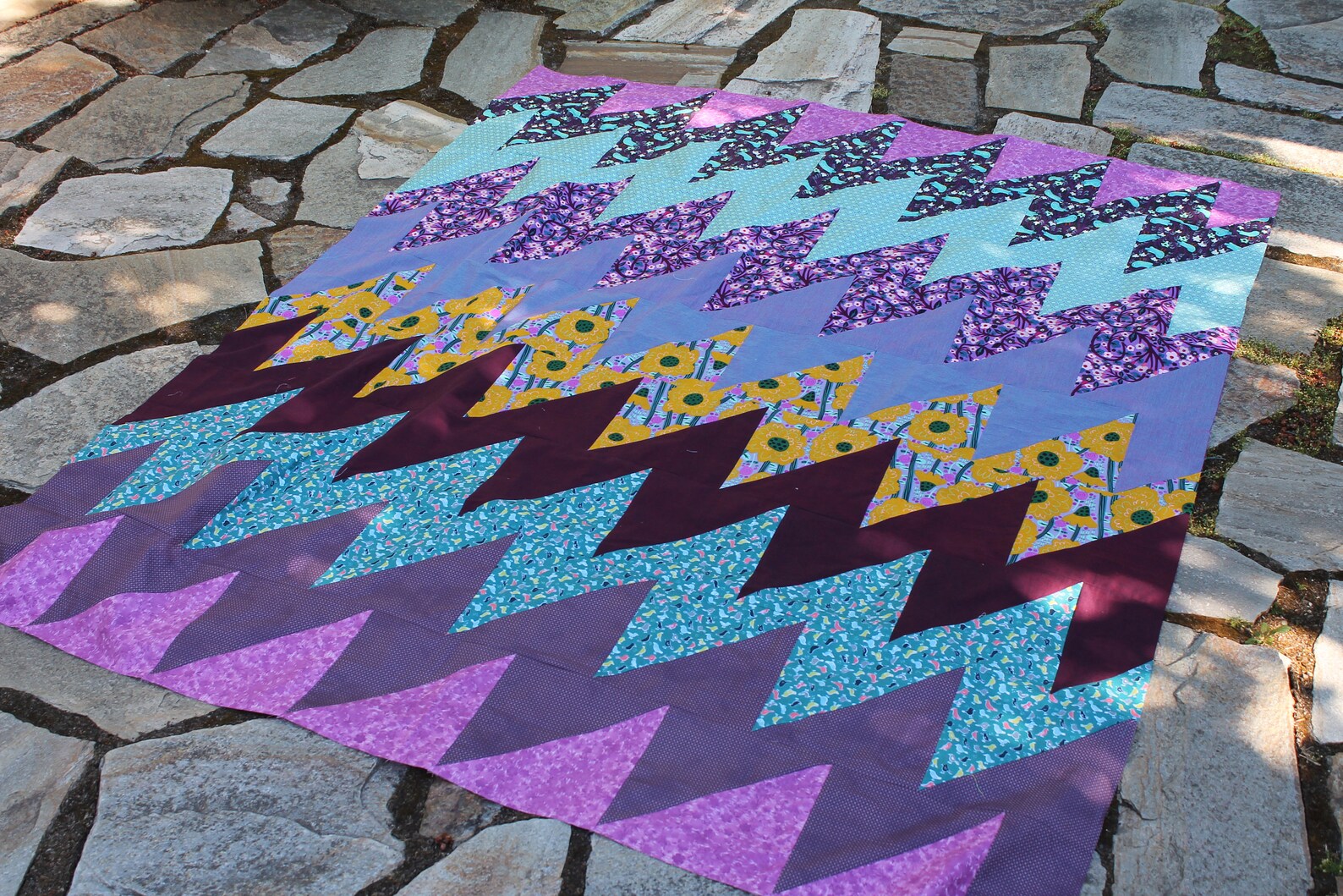 Lap Quilt Pattern, PDF, All That Jazz Quilt, Modern Patchwork - Etsy