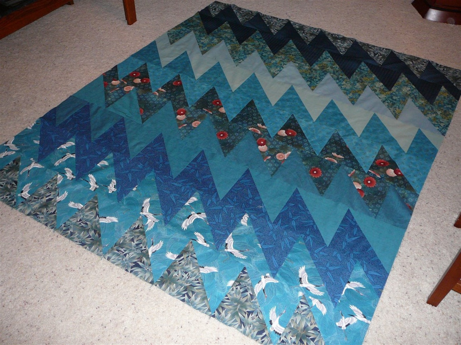 Lap Quilt Pattern, PDF, All That Jazz Quilt, Modern Patchwork - Etsy