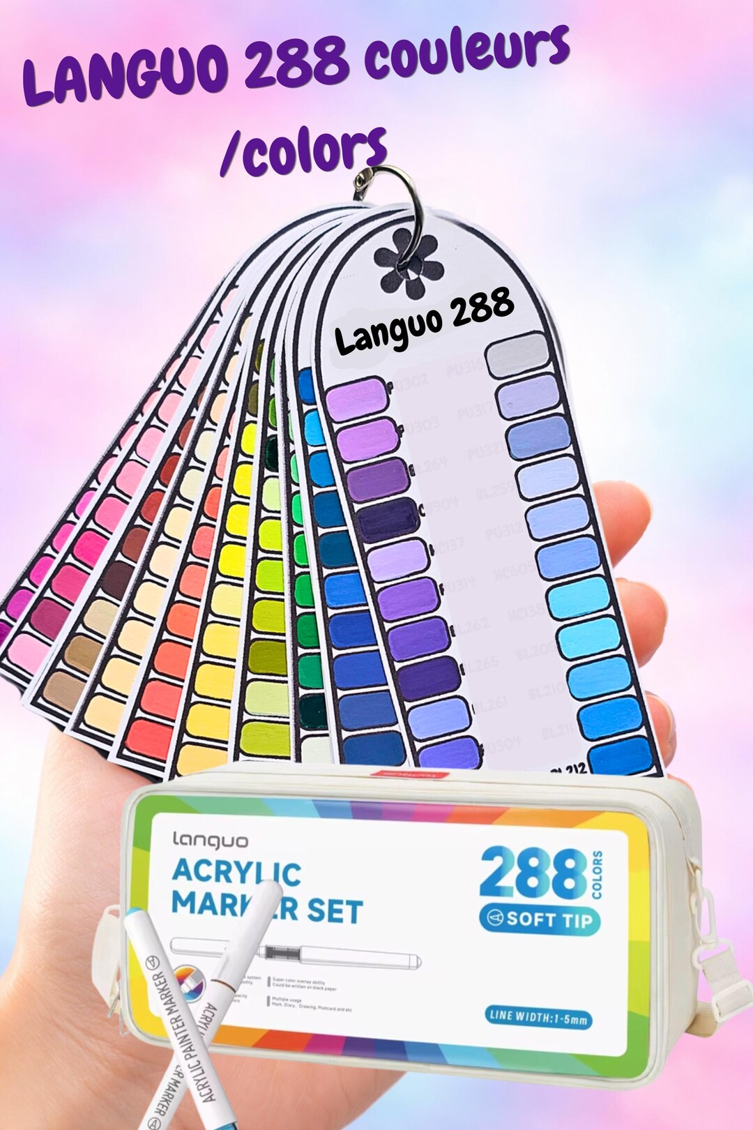 LANGUO 288 Color Chart - Etsy