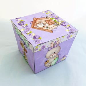 Digital Printable Medium Easter Gift Box - Party Favor - Easter ...
