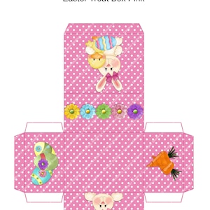 Easter Gift Box - Set of Two Boxes - Easter Treat Box - Holiday Treats ...