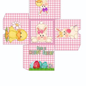 Printable Easter Explosion Treat Box - Etsy