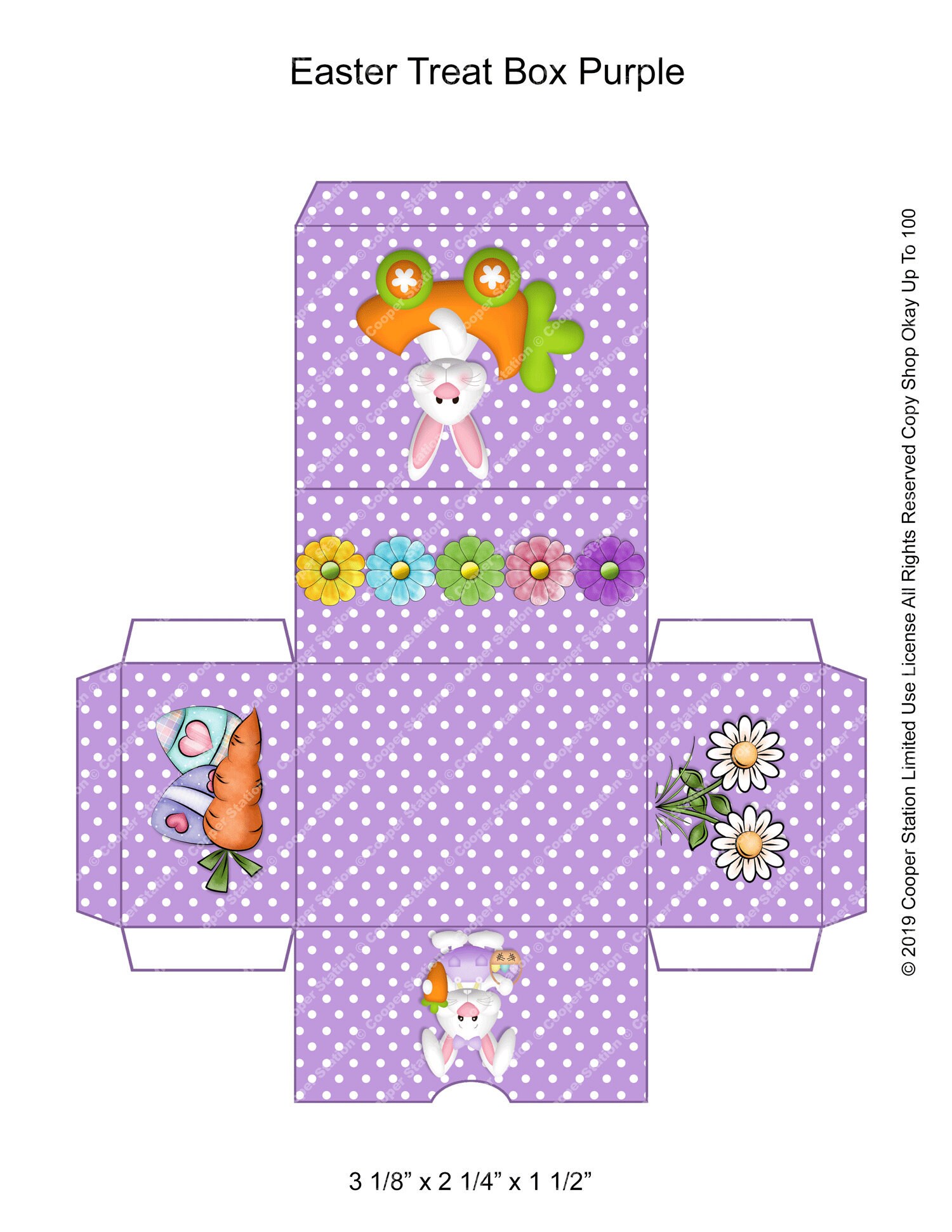 Easter Gift Box - Set of Two Boxes - Easter Treat Box - Holiday Treats ...