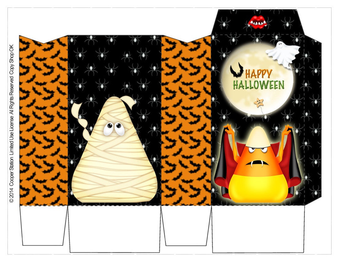 Printable Halloween Treat Bag - Etsy
