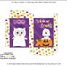 Digital Printable Halloween Crayon Box - Trick or Treat Box - Ghost ...