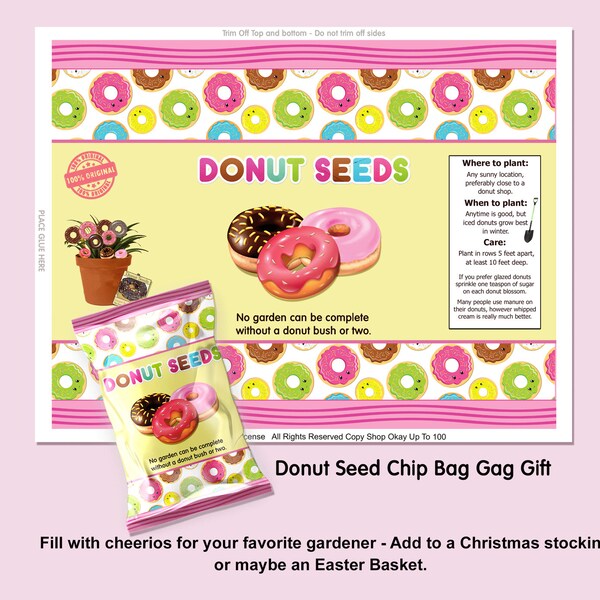 Donut Seeds - Etsy