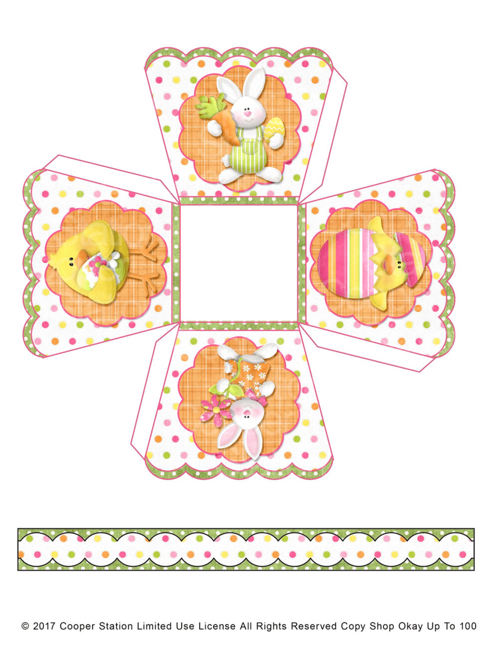 Digital Printable Mini Easter Basket Treat Holder - Party Favor ...