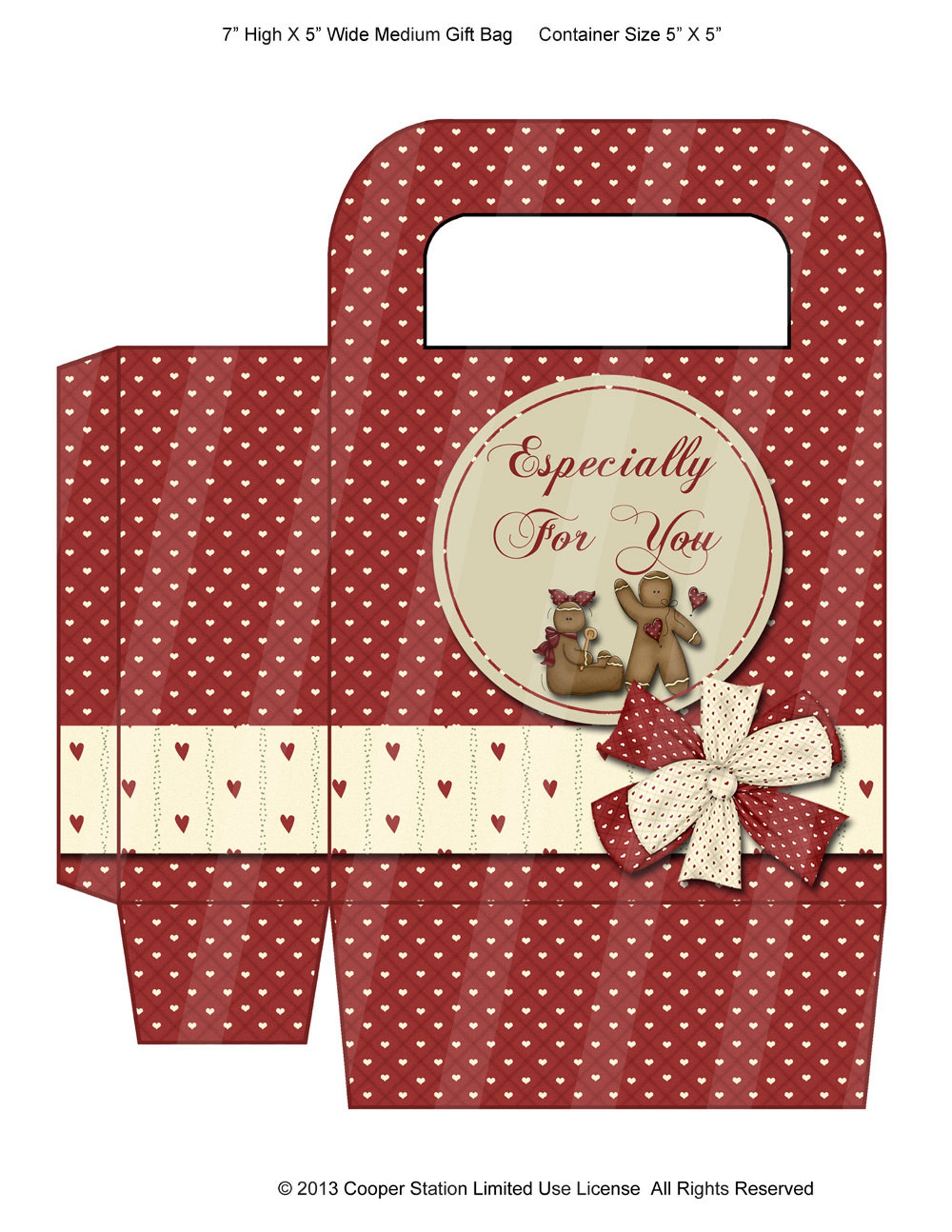 Digital Gift Bag Medium Size - Etsy
