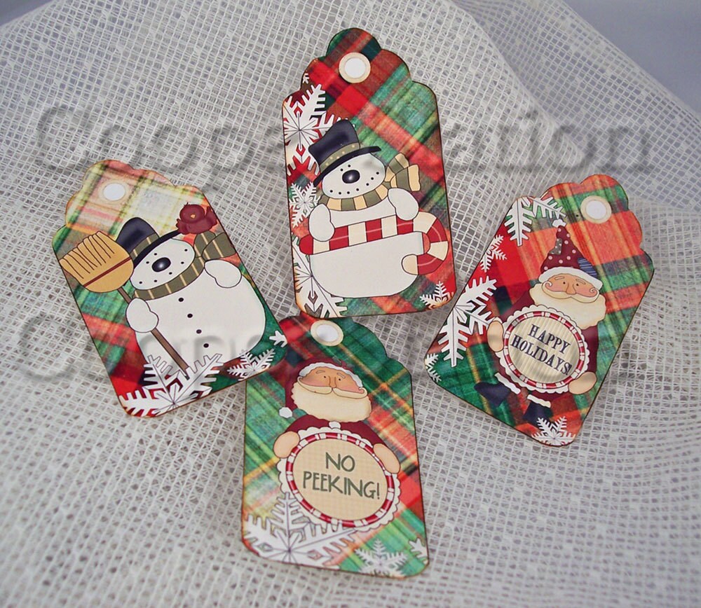 DIY Digital Christmas Gift Tags CT006 - Etsy