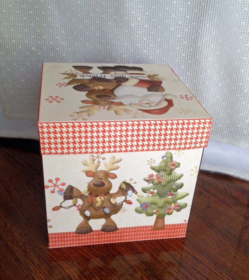 Digital Christmas Gift Box | Etsy