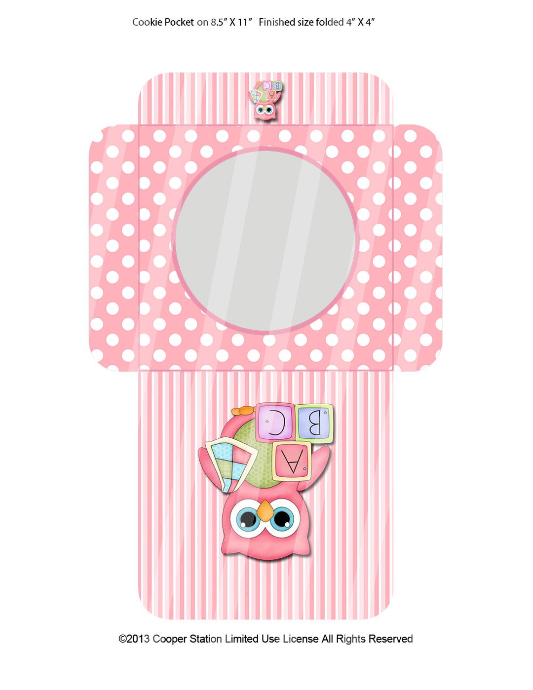 Baby Shower Digital Cookie Pocket - Etsy