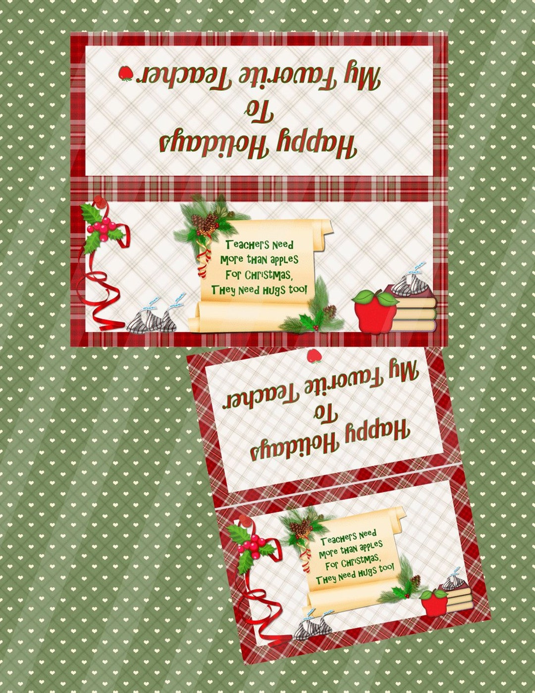 Digital Printable Treat Bag Toppers - Teacher's Need Hugs - Teacher ...