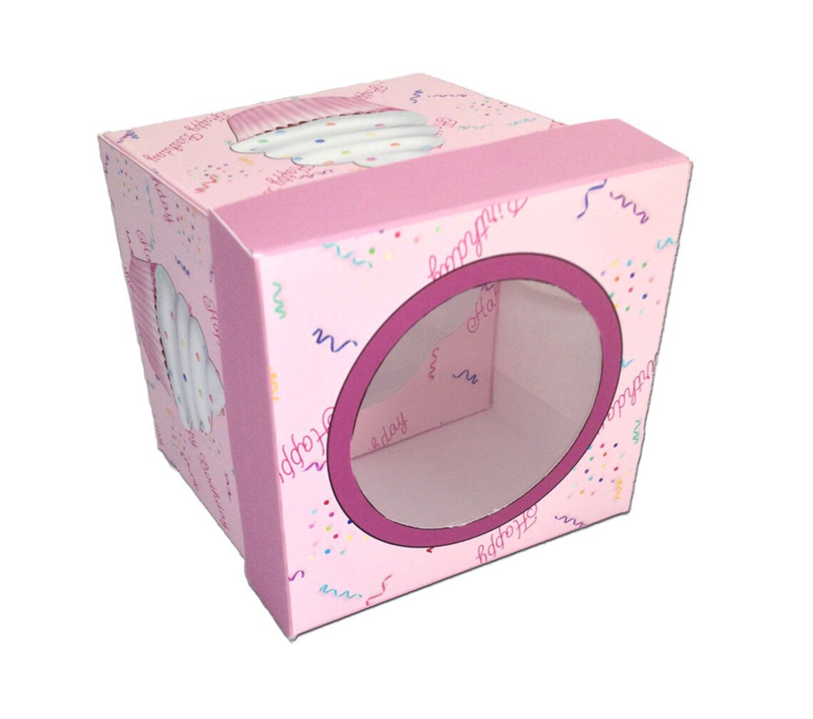 Digital Cupcake Box Vanilla Cupcake Theme - Etsy