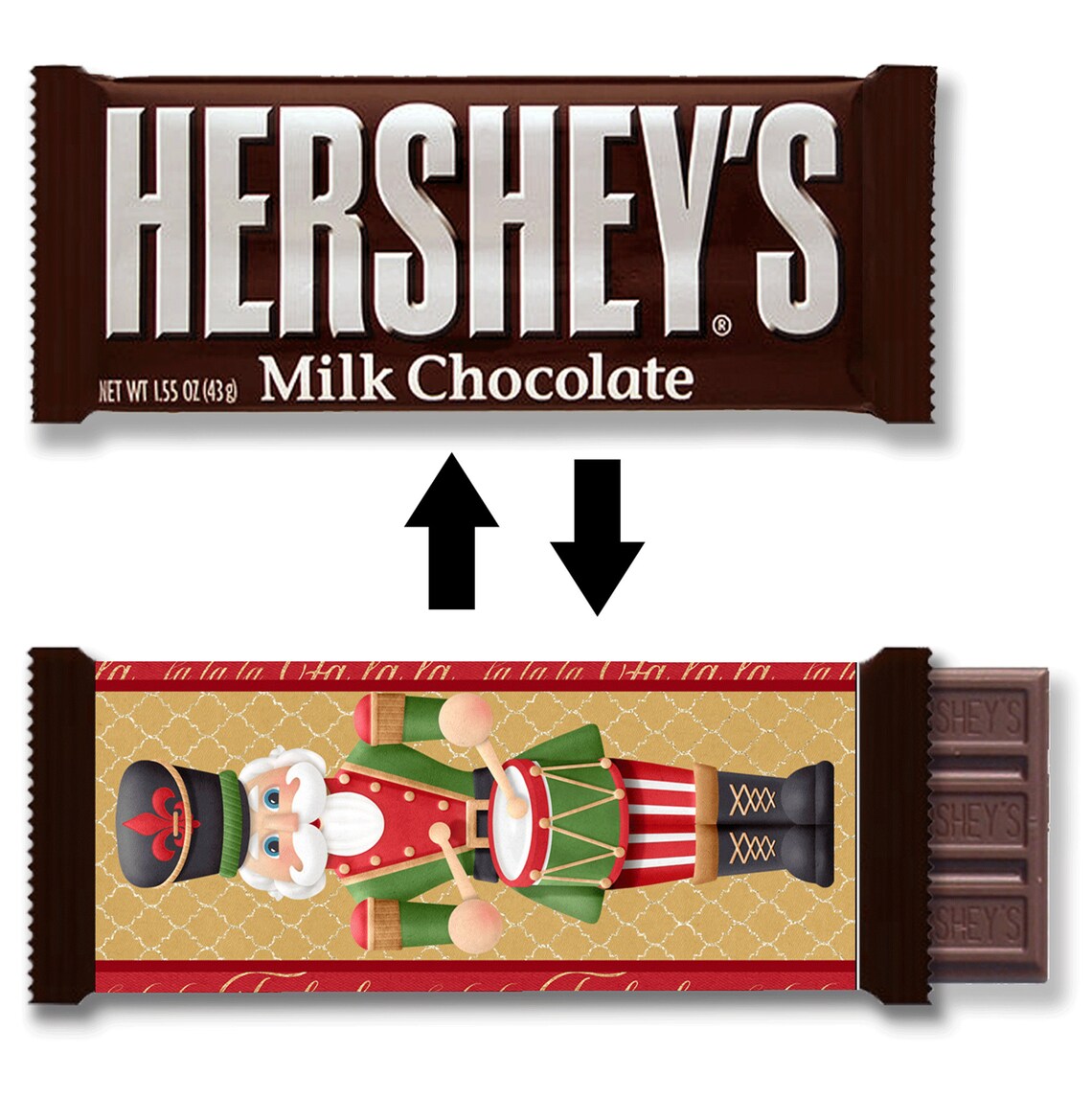 Digital Candy Bar Wrapper Instant Download Christmas Candy - Etsy