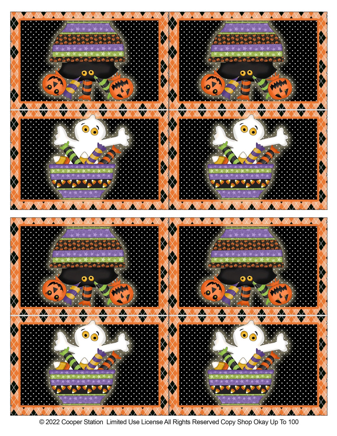 Digital Printable Ghost Hershey Nugget Halloween Candy Wrappers - Trick ...
