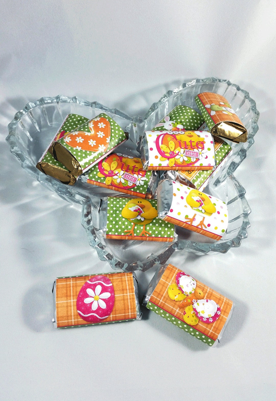 Printable Digital Mini Candy Bar Wrappers for Easter - Chicks - Bunny ...